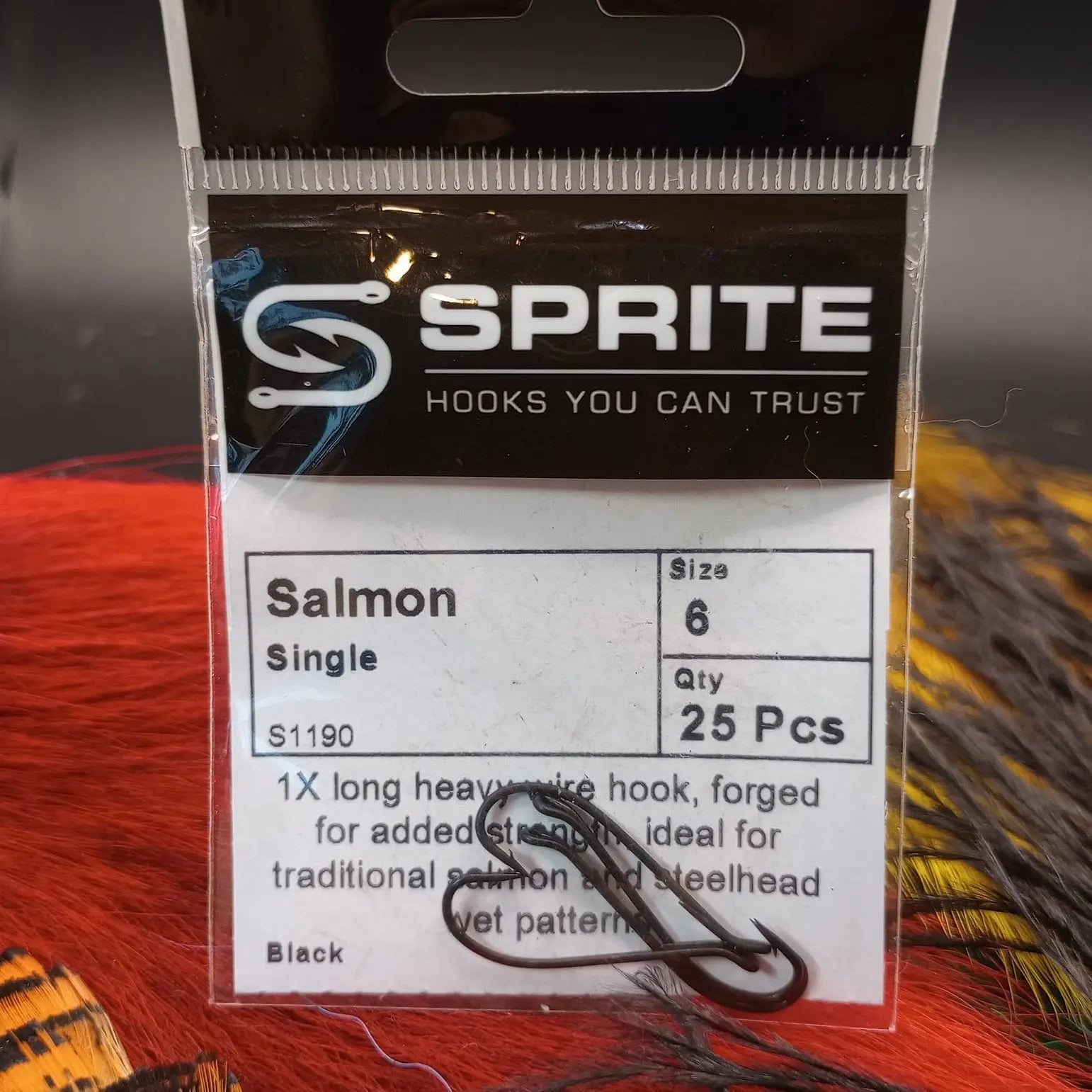 Sprite S1190 Heavy Salmon Single Hook - SPRITE Fishing